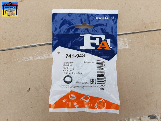 Кольцо уплотнительное выхлопной системы MITSUBISHI Lancer 1.5 MR450706 ...