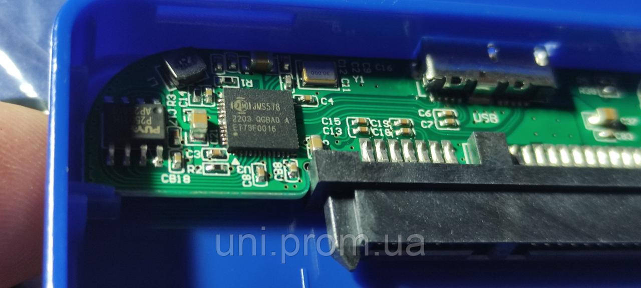 Купити USB 3.0 SATA JMS578 зовнішній бокс для HDD SSD 2.5 розділеної ...