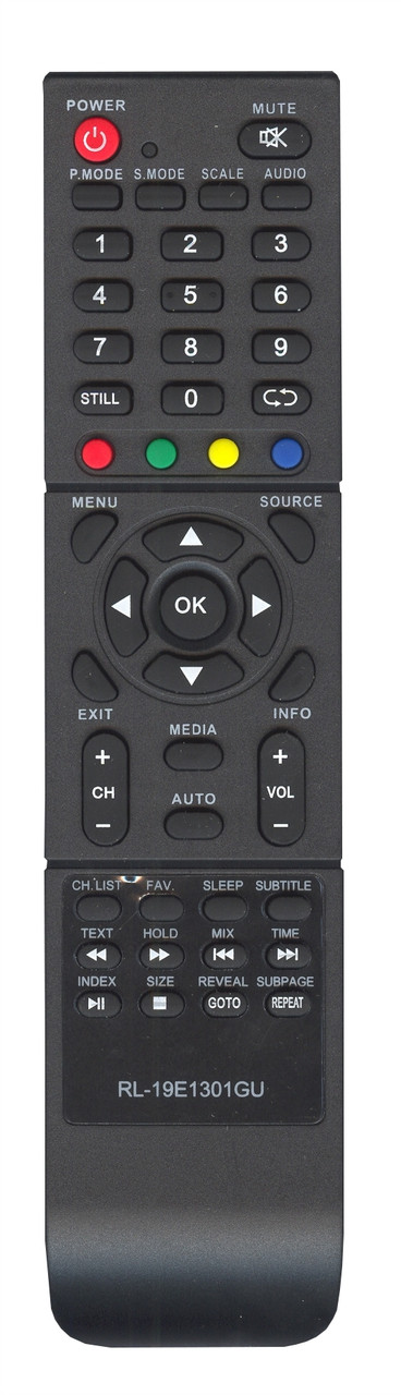 Пульт для Телевизоров ROLSEN/ORION/BRAVIS RL-19E1301GU [LCD TV] - 1858 ...