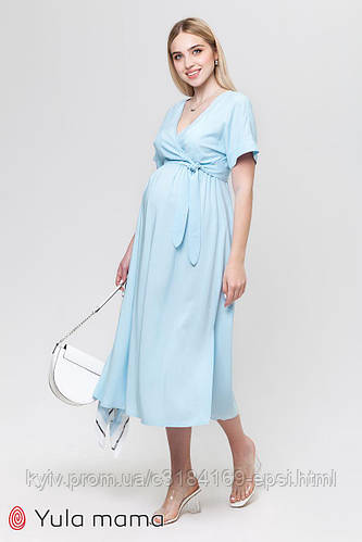 Блакитне плаття для вагітних і тих, хто годує Gretta M, ціна 1397 грн ...