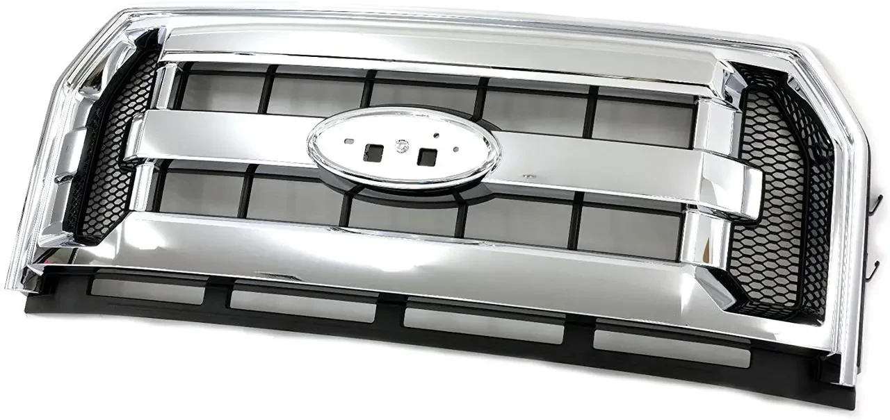 Решетка радиатора Ford F-150 XL, XLT, хром '15-17 (Signeda) сталь ...