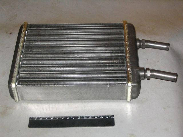 Радиатор отопителя ГАЗ 2410 (алюм) (патр.d 16) (ГАЗ). 3102-8101060-10 ...