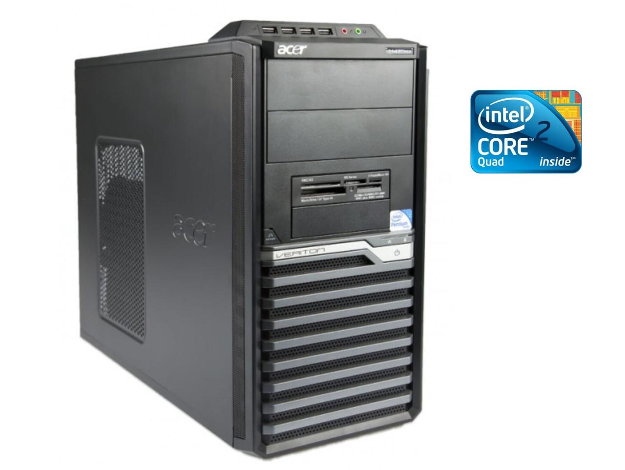 ПК Acer Veriton M480G/Core 2 Quad Q9400 4 ядра по 2.66 GHz/ 4GB DDR3 ...