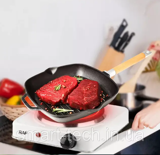 Електрична плита одноконфоркова дискова RAF-8010A, цена 750 грн — Prom.ua (ID#1665455704)