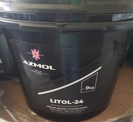 Смазка AZMOL (Азмол) Литол-24 10 дм.куб. 9кг (ведро, пластик) (ID ...