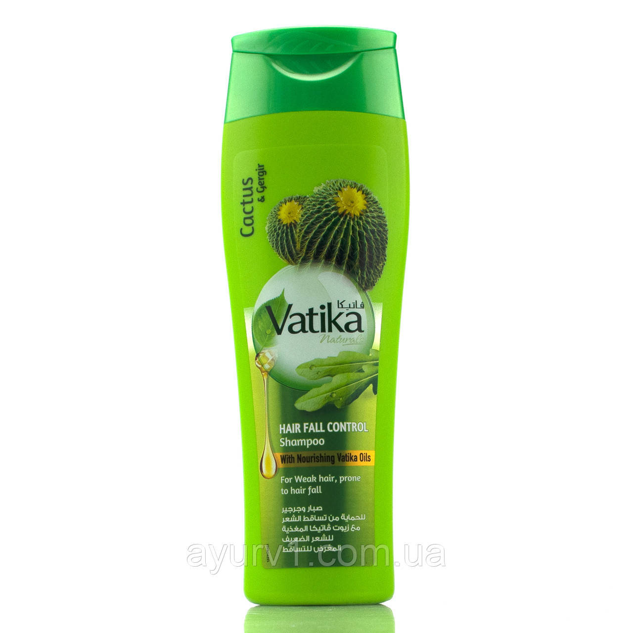 Шампунь Ватика с кактусом и чесноком , DABUR VATIKA HAIR FALL CONTROL ...