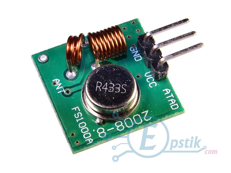 Купить FS1000A, радиопередатчик 433MHz, цена 29 ₴ — Prom.ua (ID#647440206)