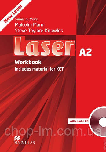 Купить Laser A2 Third Edition Workbook with Key and CD Pack (тетрадь с ответами и диском), цена ...