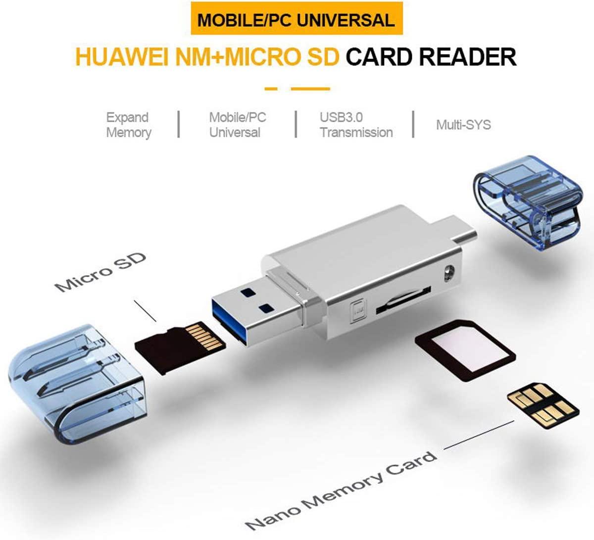 Xiwai USB Type C USB 2.0 to NM Nano Memory Card картридер для цих карт ...