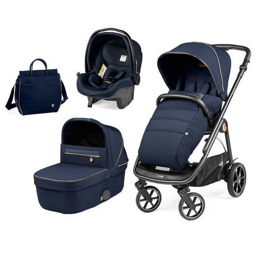 Купить Коляска 3в1 Peg-Perego Veloce Blue Shine SL 2000000120423, цена ...