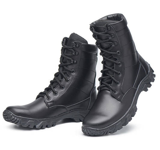 Берцы кожаные черные тактические берцы черные кожаные берцы ...