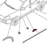 Клипса пистон пукля крепления молдинга листви Porsche Cayenne Porsche ...