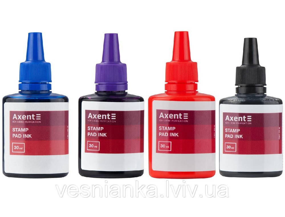 Купить Штемпельна фарба 30мл Червона арт 7301-06-А Axent, цена 21 грн — Prom.ua (ID#1665919766)