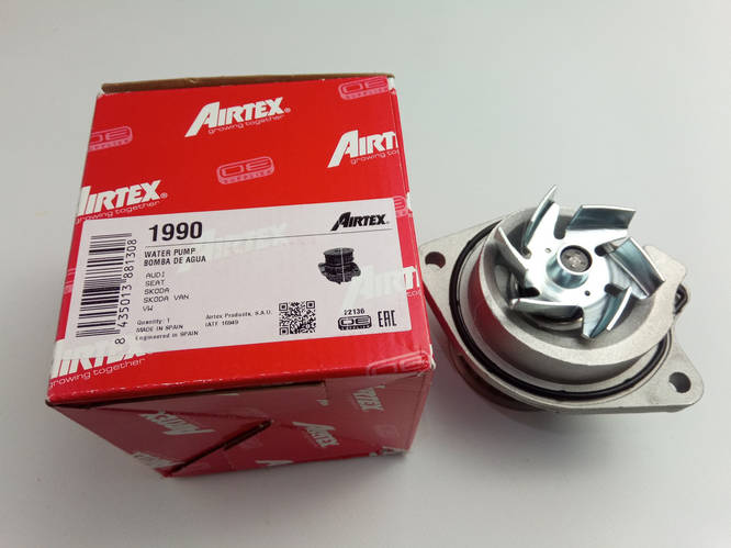 Помпа AIRTEX, Caddy II/Caddy III/Octavia/Golf IV/V/Fabia/Polo 1.4i/2 ...