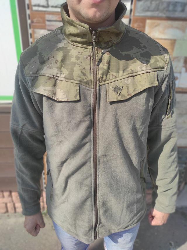 Тактическая Кофта Флисовая Армейская Олива ВСУ Размер M Военная ...