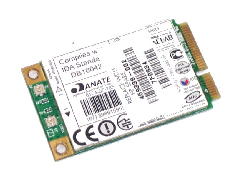 Wi-fi Модуль FullSize для HP! Atheros AR5BXB63 (459339-002) 802.11 B,g ...