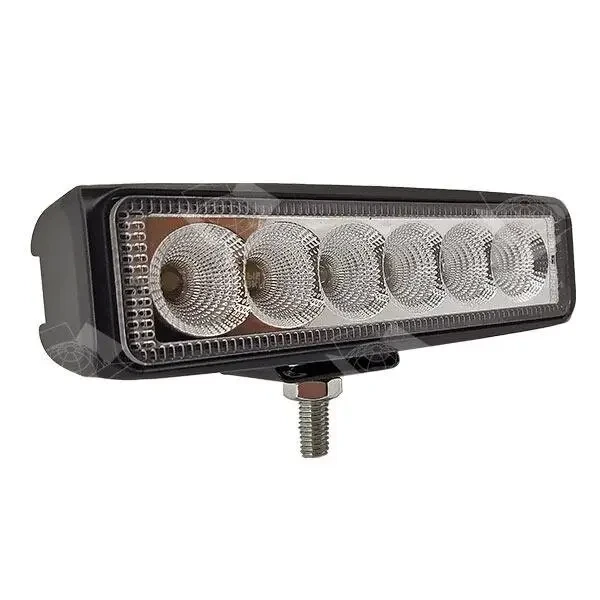 LED фара 18W 6x3W широкий луч, прямоугольный корпус 1320 LM LED фара ...