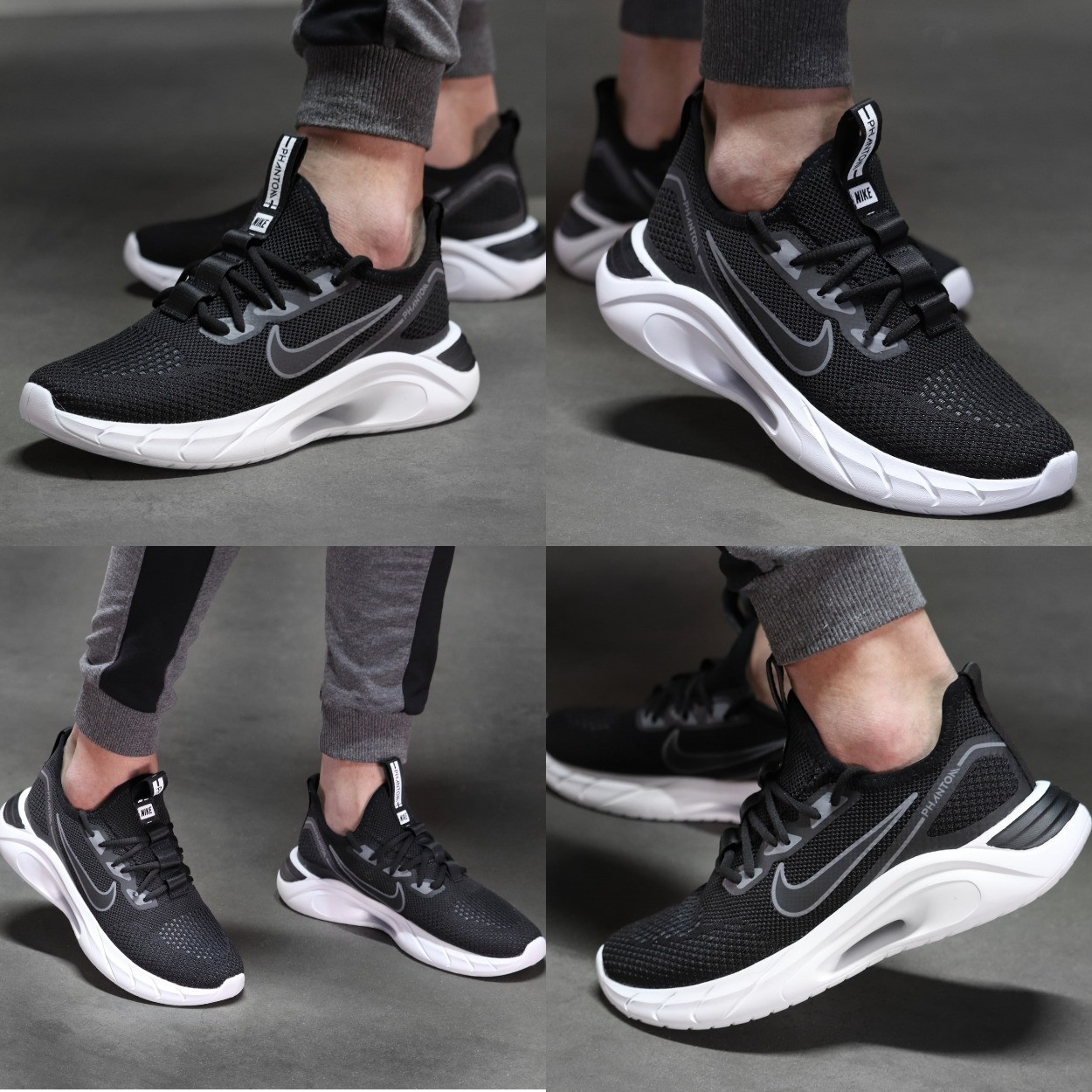 Мужские Стильные Повседневные Кроссовки Nike Black Под Джинсы для ...