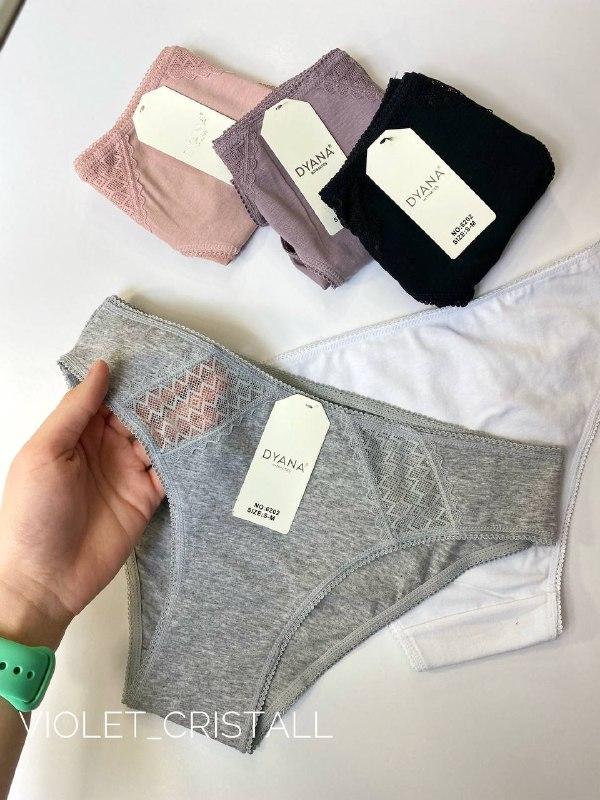 Бавовняні жіночі трусики, жіночі трусики сліпи, нижня білизна, комплект ...