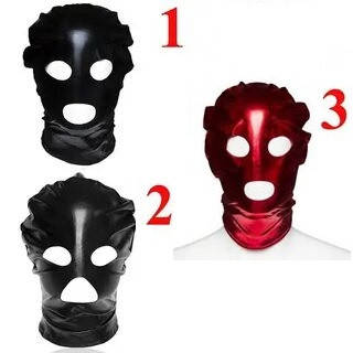 Купить Маска БДСМ виниловая черная с глазами, цена 278.85 грн — Prom.ua ...