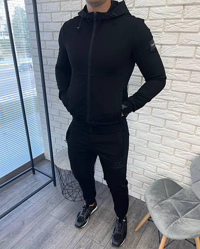 Купить Мужской спортивный костюм Calvin Klein H2410 черный, цена 4499 ...