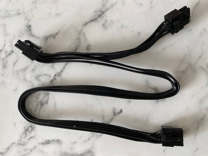 Купить Кабель питания 8 pin (пин) для модульного блока питания на 2x8 ...