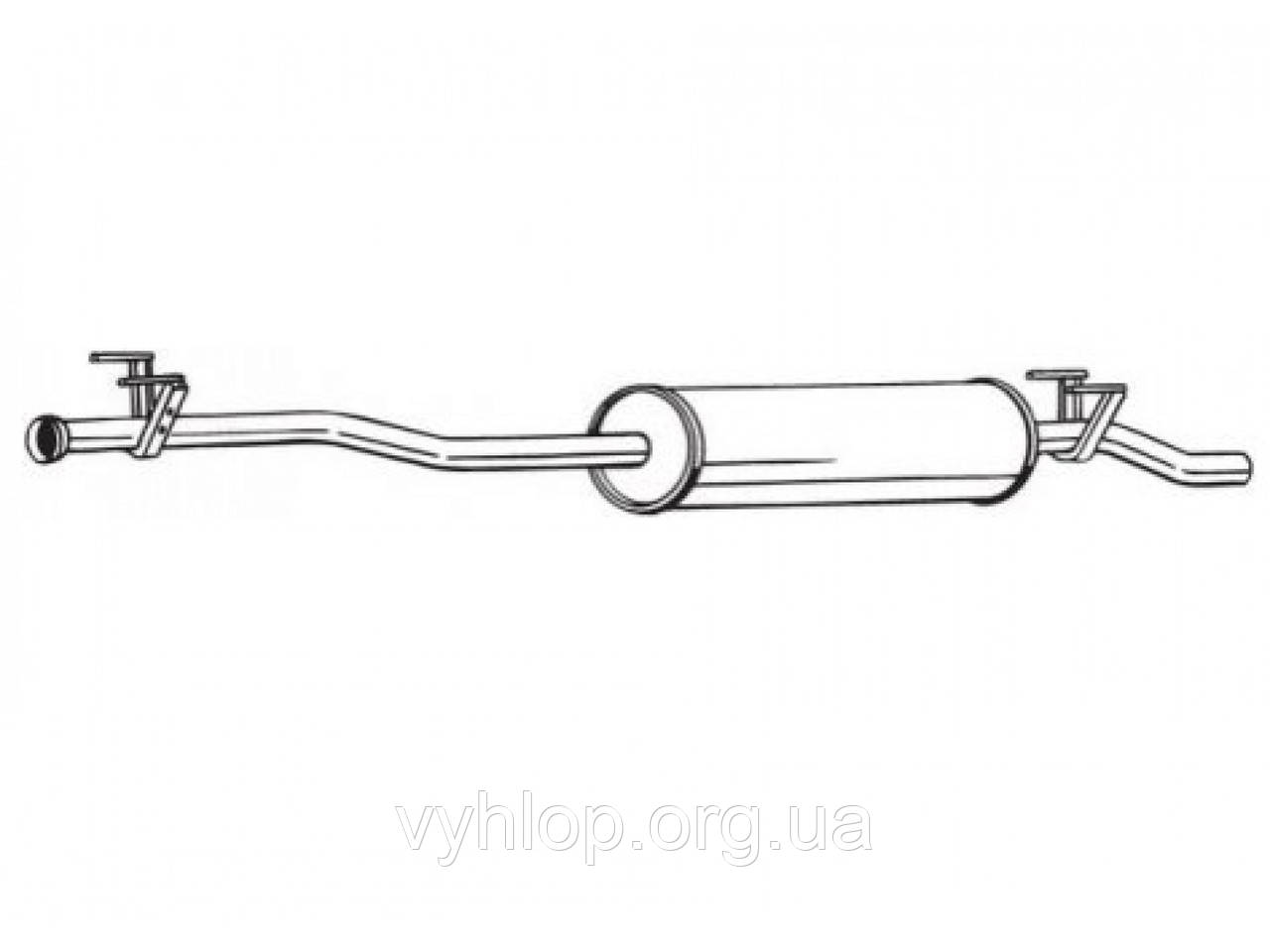 Глушитель Мерседес Спринтер (Mercedes Sprinter) 09- (287-485) Bosal (ID ...