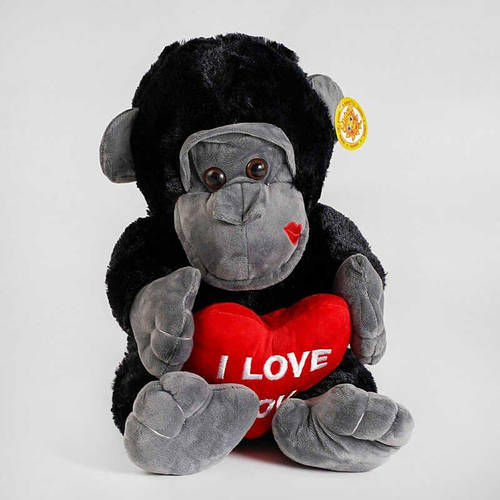 Купить Мягкая игрушка Горилла с сердцем ТМ "Сонечко", 40 см, цена 329 ...