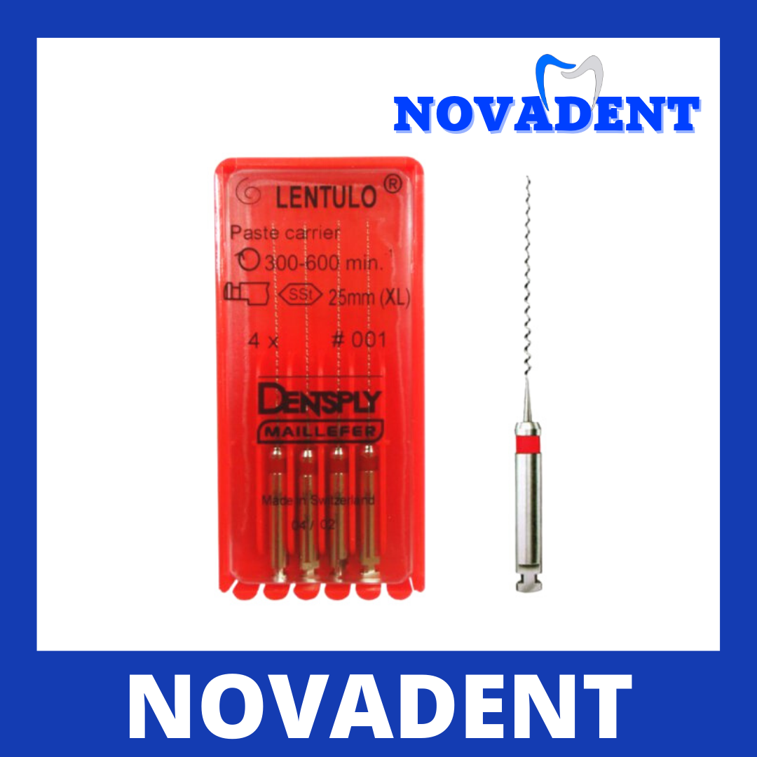 Lentulo лентуло каналонаполнители №1 25 мм (4 шт. в упаковке), ОРИГИНАЛ ...