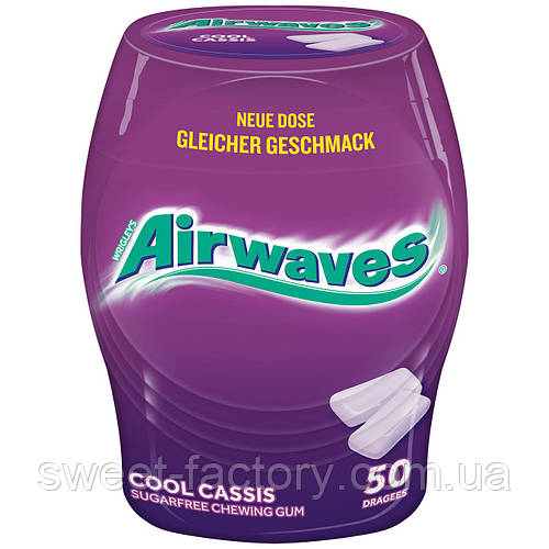 Жвачки Airwaves Cool Cassis Chewing Gum Sugar Free 50s (ID#1668035245 ...