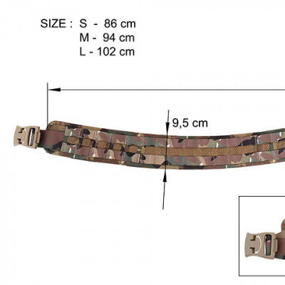Пояс Emerson Molle Load Bearing Utility Belt Foliage Green Size L, ціна ...