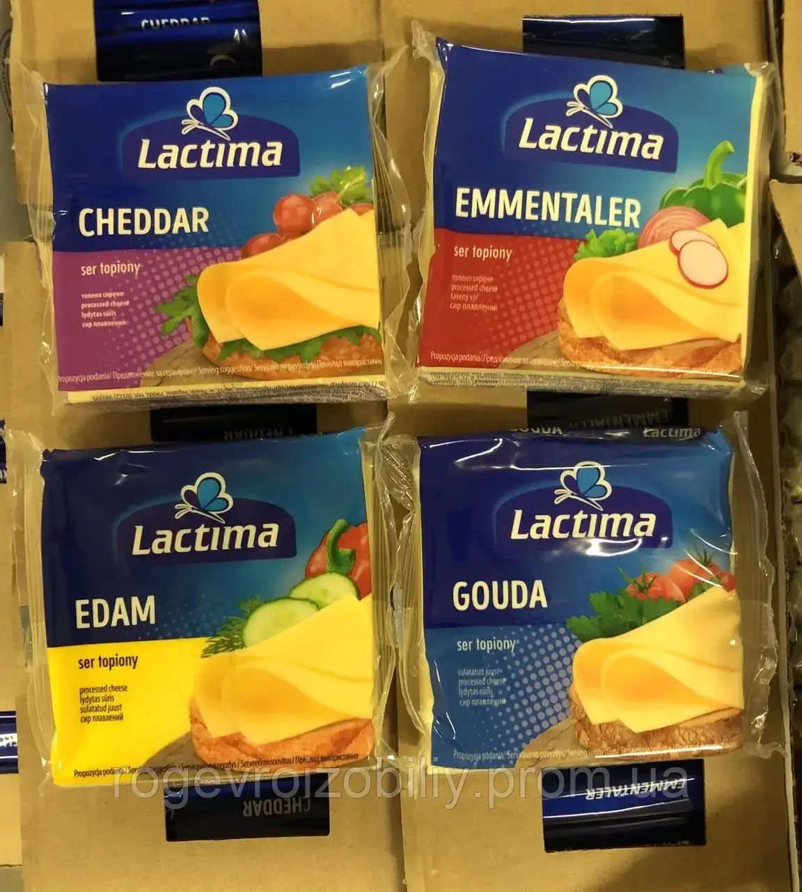 Купить Сыр тостерный плавленный Lactima в ассортименте, 130 г (Польша ...