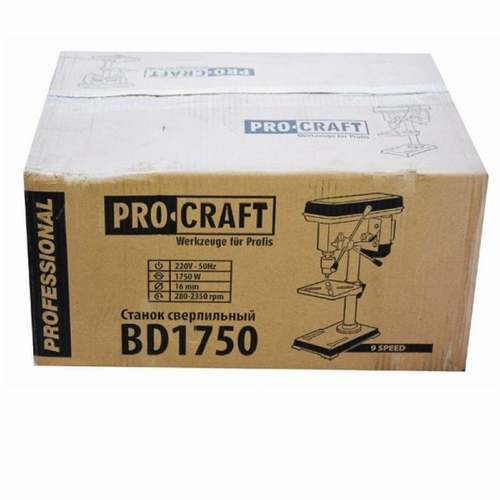 Купить Сверлильный станок PROCRAFT BD-1750 NEW, цена 4800 грн — Prom.ua (ID#1668279427)