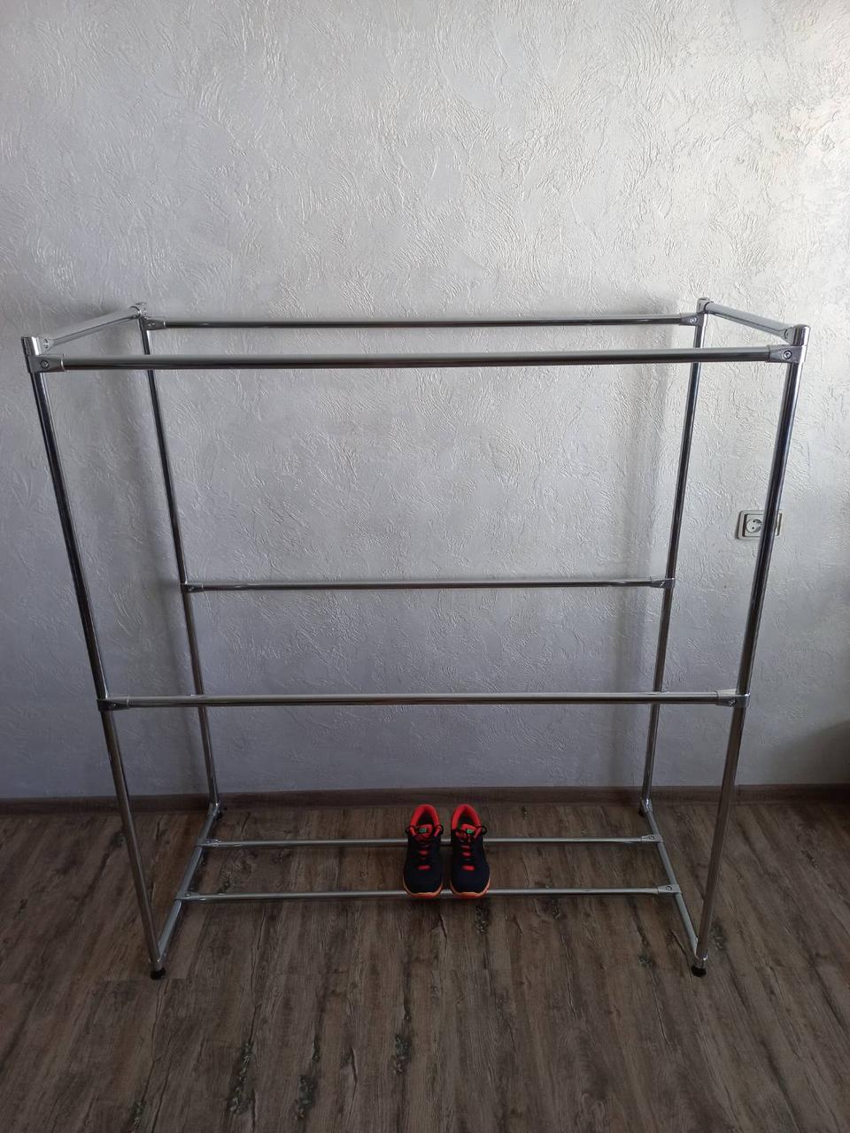 Купить Стойка для одежды двойная,купить стойку,вешалку для вещей с ...