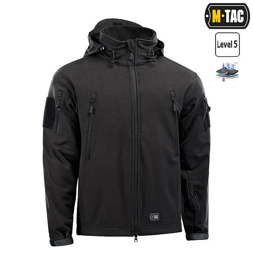 Купить Куртка с подкладкой M-Tac Soft Shell Black MTC-SJWL-BK XXXL, цена 3995 ₴ — Prom.ua (ID ...