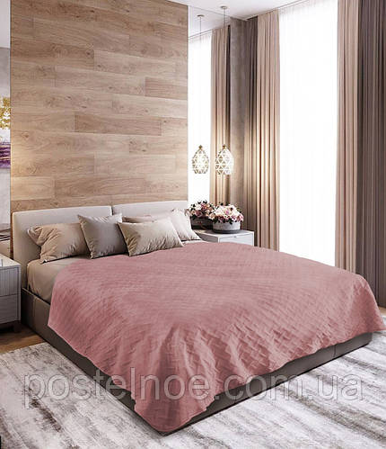 Покривало ТЕП "VELURE" 240*260 см Mesa Rose/ромб, ціна 1788 грн — Prom ...