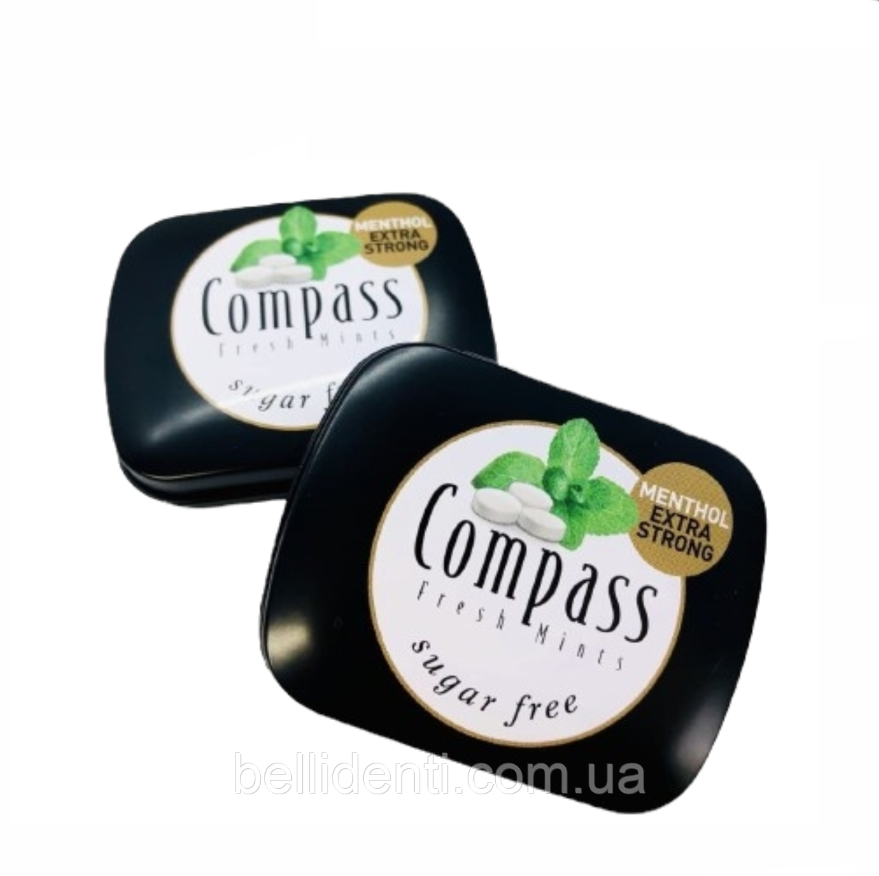 Конфеты Compass Menthol Extra Strong без сахара (ментол), 14 г: продажа ...