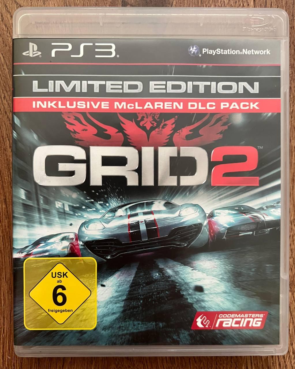 GRID 2 Limited Edition, Б/У, английская версия - диск для PlayStation 3 ...