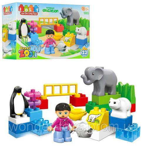 Купить Конструктор JDLT зоопарк, фигурка, 4шт, 23 дет., в кор. 28*19*9см, цена 350 ₴ — Prom.ua ...