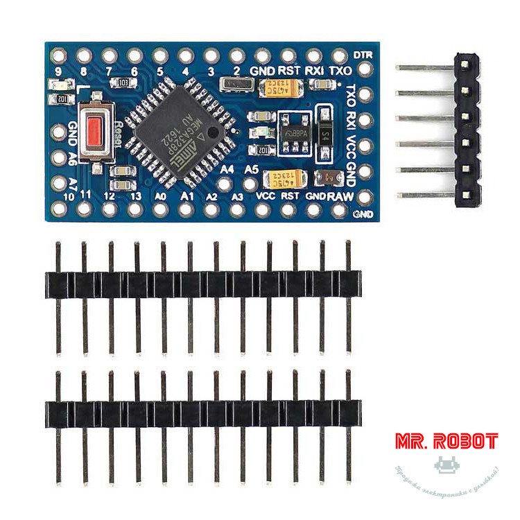 Arduino Pro Mini (atmega328) [5V, 16mHz] 129 ₴ — Купить на BIGL.UA ᐉ ...