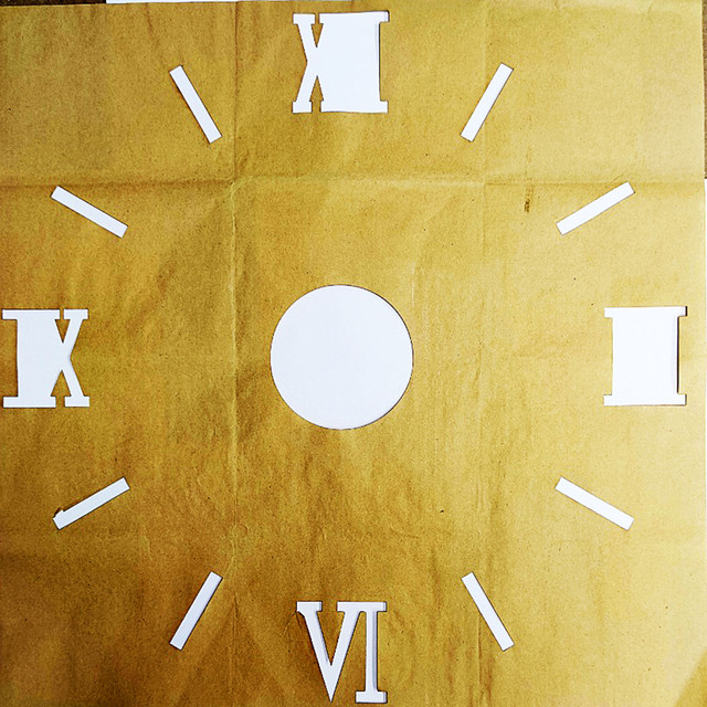 Настінний годинник з дзеркальним 3d ефектом Switch незвичайні настінні годинник стікери