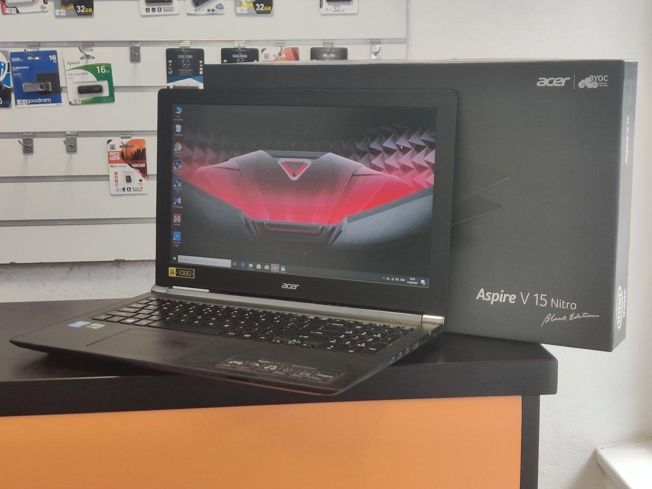 Игровой Ноутбук Acer V15 Nitro Black Edition Б/у в Хорошем Состоянии ...