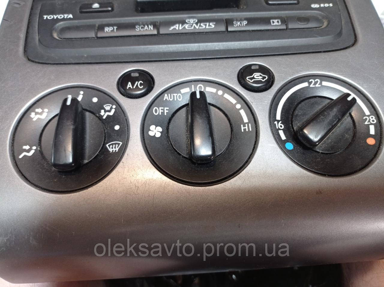 Блок управления печкой Toyota Avensis Т22 2.0 D-4D Тайота Авенсис Т22 ...