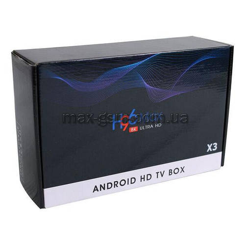 Купити Android Smart TV Box H96 Max X3 4/64Gb, Amlogic S905-X3, Android ...