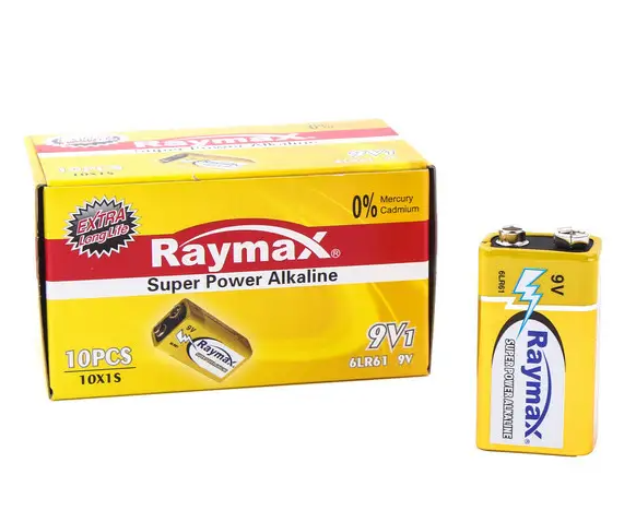 Батарейка Raymax Крона 6F22 / 9V / Alkaline: продажа, цена в Киеве. Батарейки от ""ТУТ-ОПТ ...