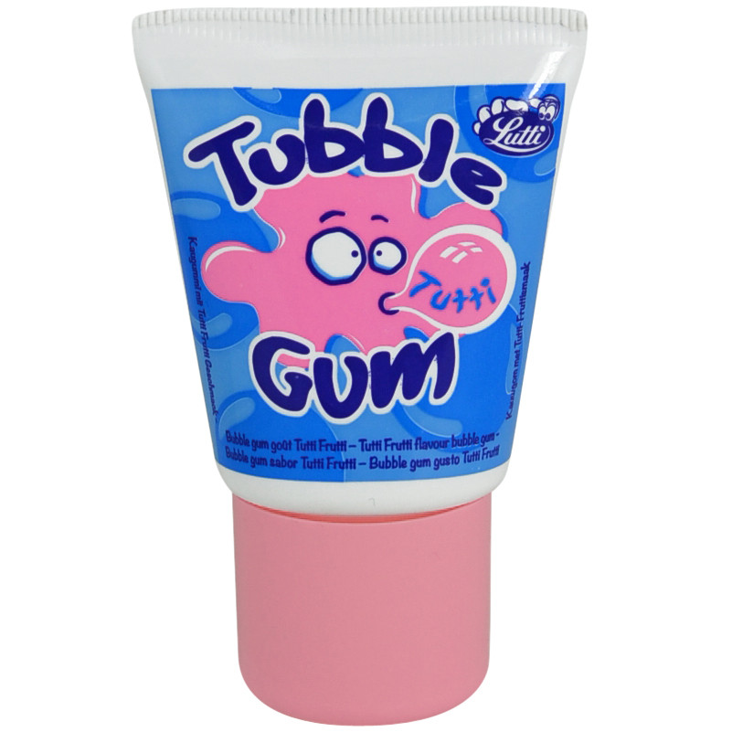 Жидкая Жевательная Резинка в Тюбике Tubble Gum Tutti Frutti 35г ...