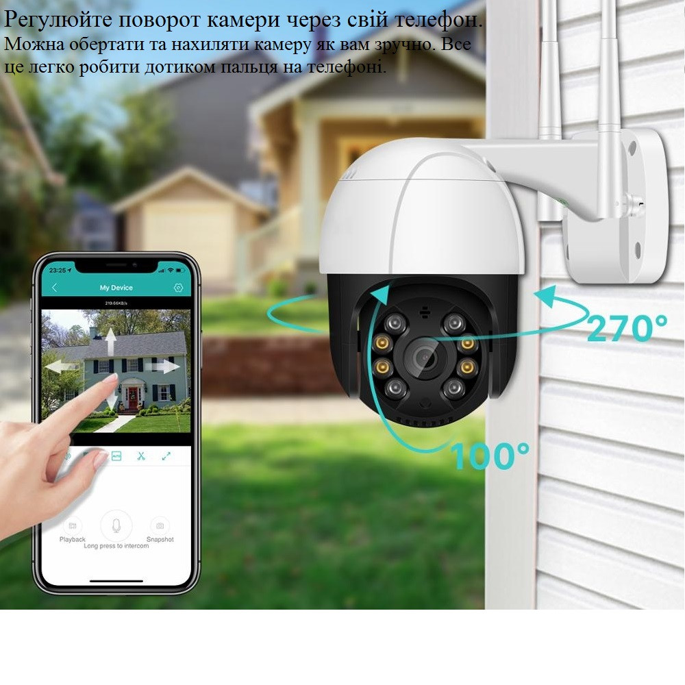 Купить IP-камера 2MP Wi-Fi WHD822B корпус A8 HD 1080P разрешение ...