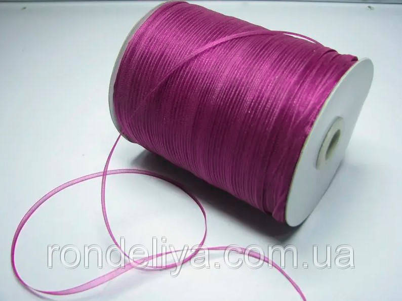 Купить Лента органза 0,3 см 100 метров баклажан, цена 290 ₴ — Prom.ua ...