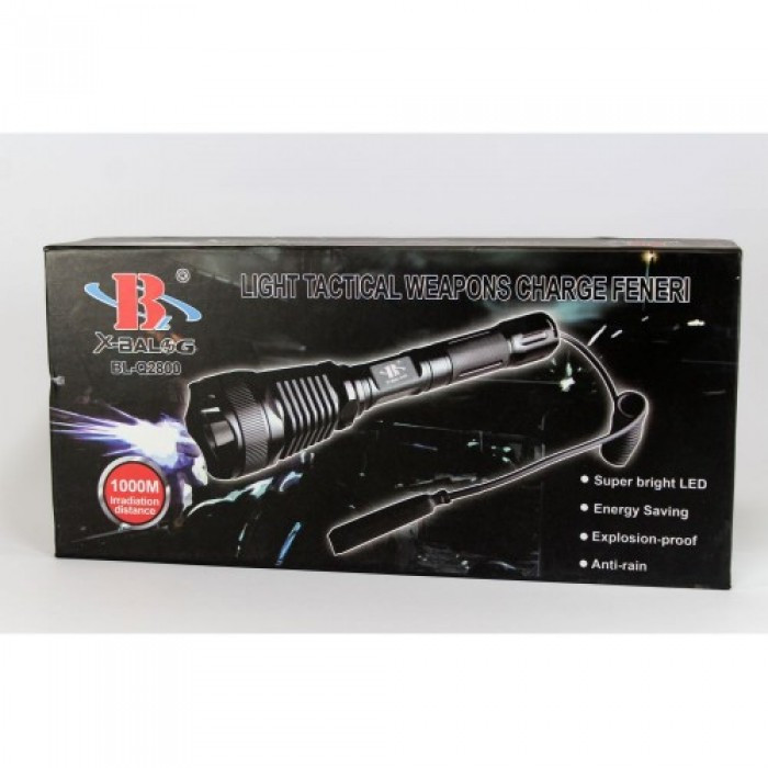 Фонарик Ручной Аккумуляторный, Яркость1180 Lm POLICE BL-Q2800 T6 ...