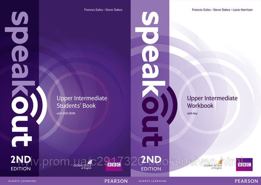 Speak Out (Second) Upper-Intermediate Student's Book+DVD&WorkBook+key Підручник та Робочий зошит ...